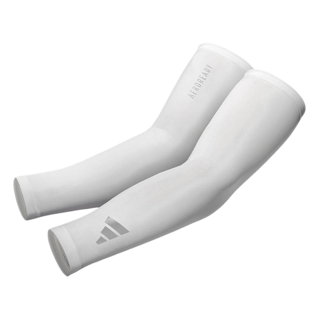 Adidas Climacool Compression Arm Sleeves White - TennisXpert