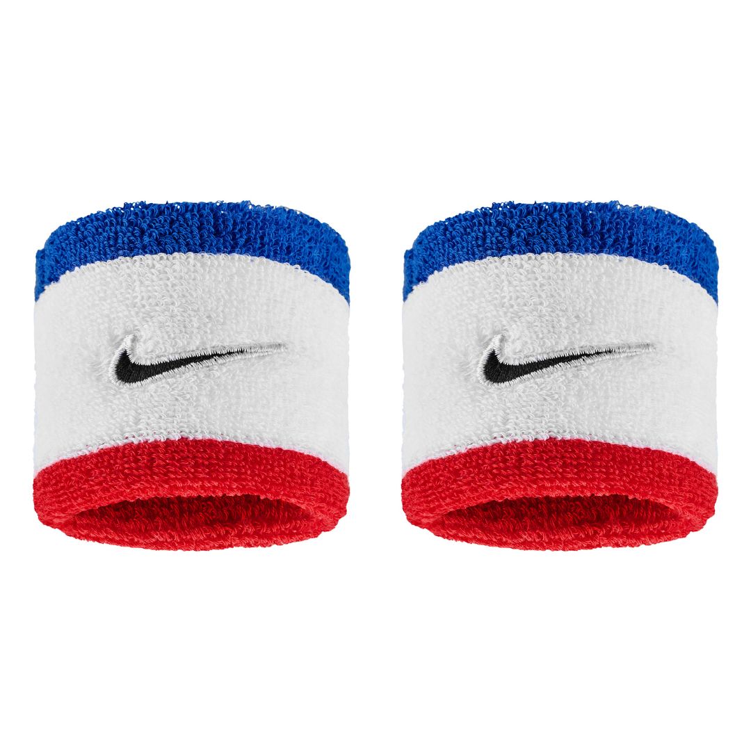 Nike Swoosh Classic Wristbands 2-Pack Red/Black - TennisXpert